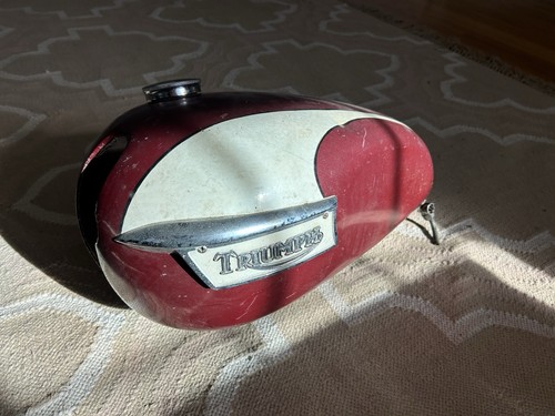 vintage triumph motorcycle gas tank | eBay