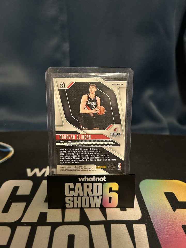 2024-25 Panini Prizm - Donovan Clingan #221 Red White & Blue Prizm (RC ...