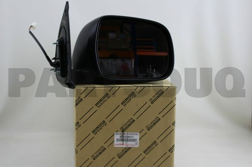 879100K371 Genuine Toyota MIRROR ASSY, OUTER REAR VIEW, RH 87910-0K371 ...