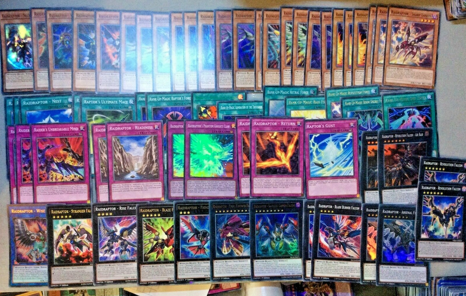 Yu-Gi-Oh! Competitive Raidraptor Deck 43 Card main + 13 Card Extra | eBay