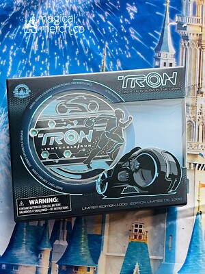 Disney Parks TRON Lightcycle Run Opening Day Light Up Pin Jumbo LE 1000 ...