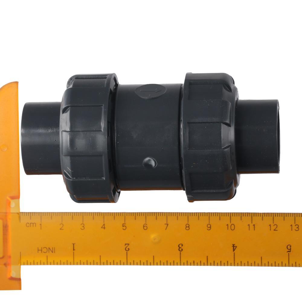 Black Check Valve UPVC Backflow Valve Durable Non Return Valves Water ...