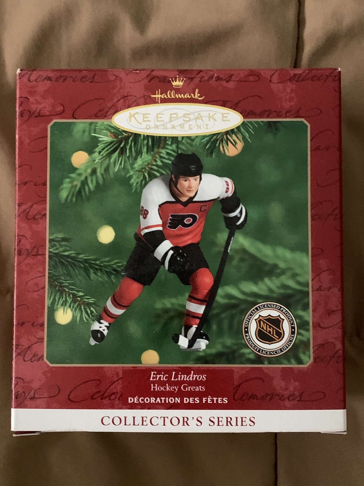 2000 Hallmark Eric Lindros Philadelphia Flyers Hockey Greats Keepsake ...