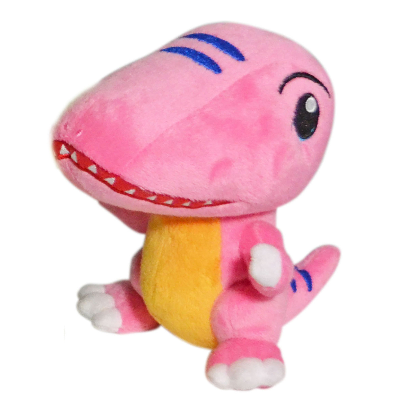 DINO MIGHTS VELOCIRAPTOR PINK DINOSAUR CUTE KIDS FUN PLUSH TOY 15cm ...