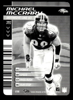 2001 NFL Showdown #038 Michael McCrary Monochrome | eBay