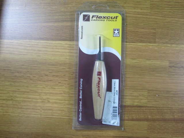 Buy Flexcut Knife Micro Deep U-gouge 1.5mm MT27 online | eBay