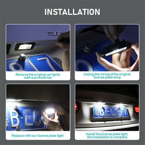LED License Plate Lights For Subaru Forester Impreza WRX STI XV ...