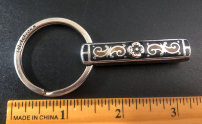 Brighton decored silver tone keychain - 2 inch - very good condition | eBay