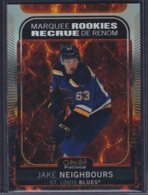 JAKE NEIGHBOURS - 2021 O-Pee-Chee Platinum Rookies HOT MAGMA #278, /499 ...