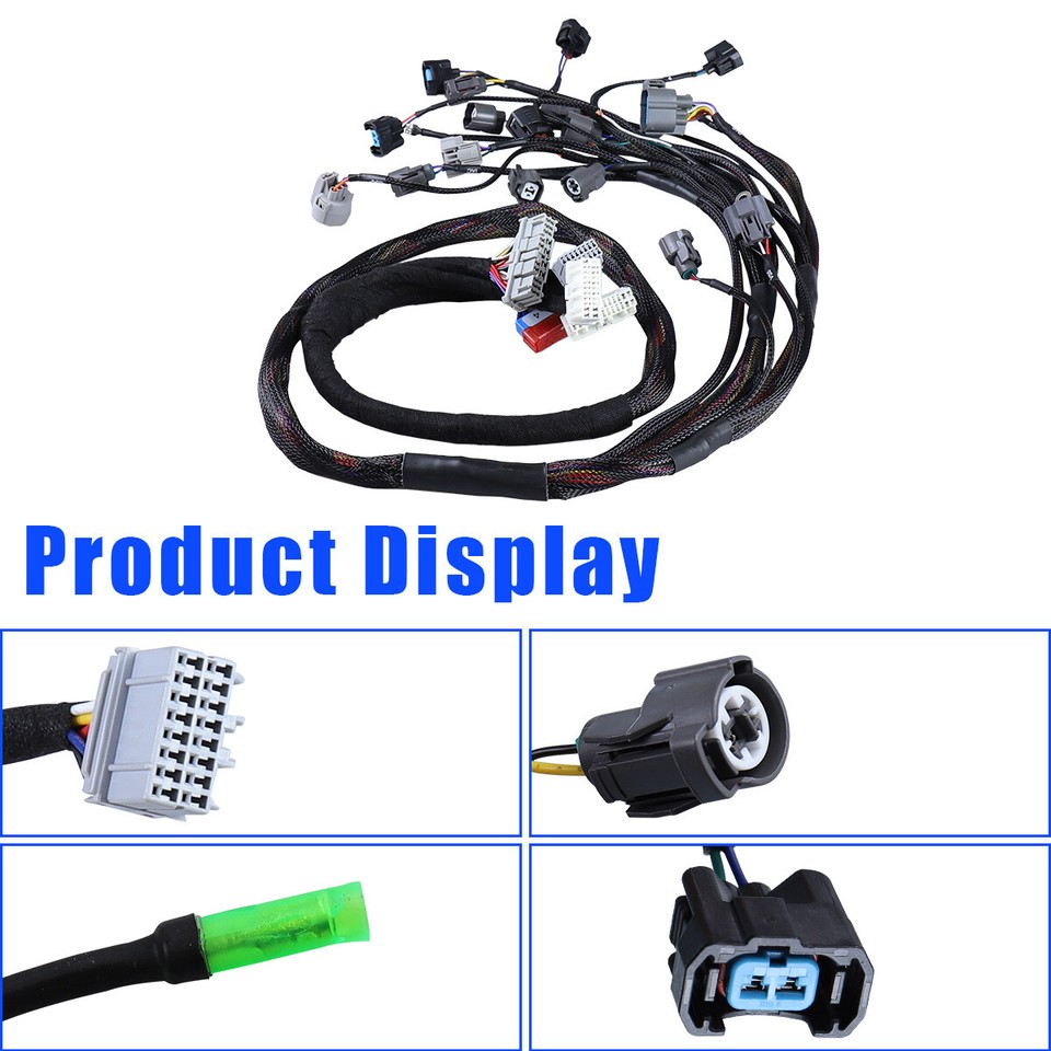 Tucked Engine Wire Harness For Honda Civic Integra 1992-2000 OBD2 D & B ...