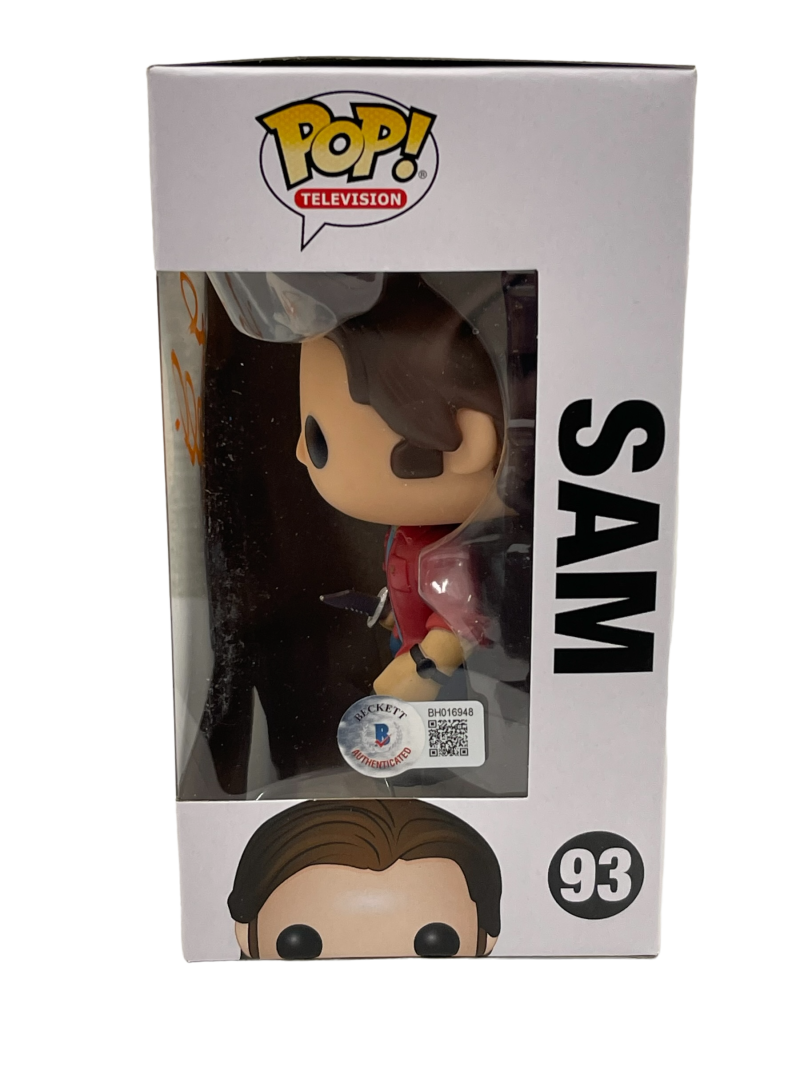 JARED PADALECKI SIGNED POP FUNKO FIGURE 93 SUPERNATURAL SAM AUTOGRAPH ...