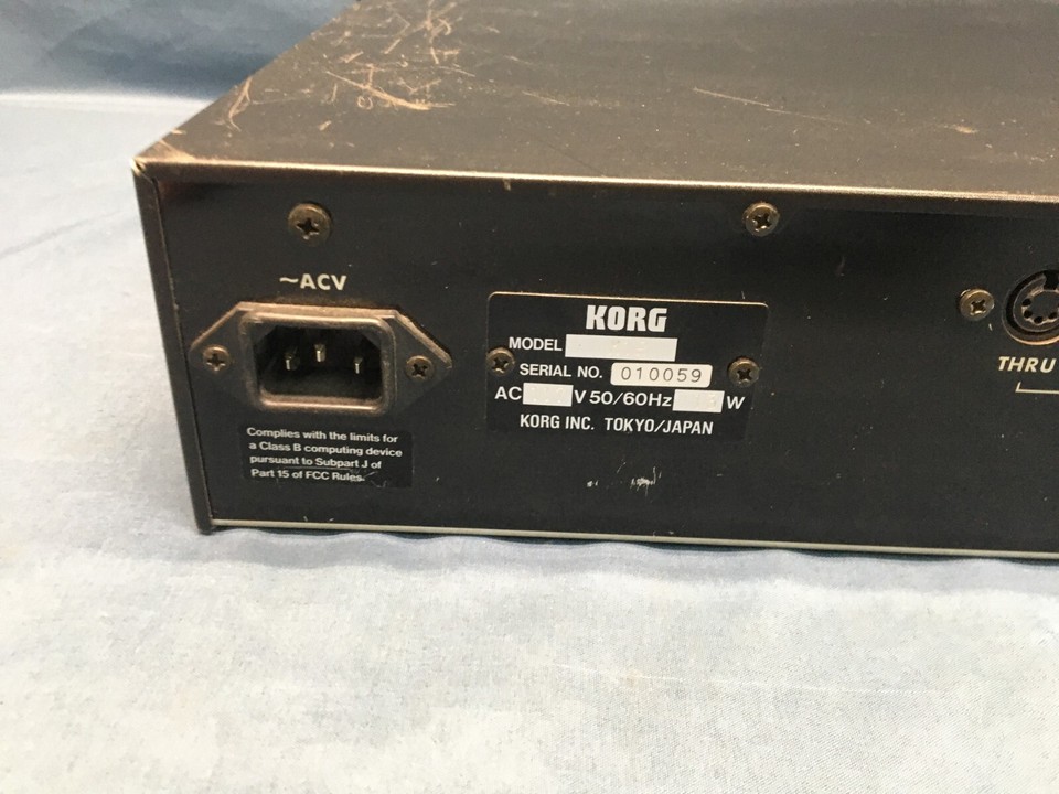 **READ** Korg M1R Rack Mount Synthesizer Sound Module | eBay