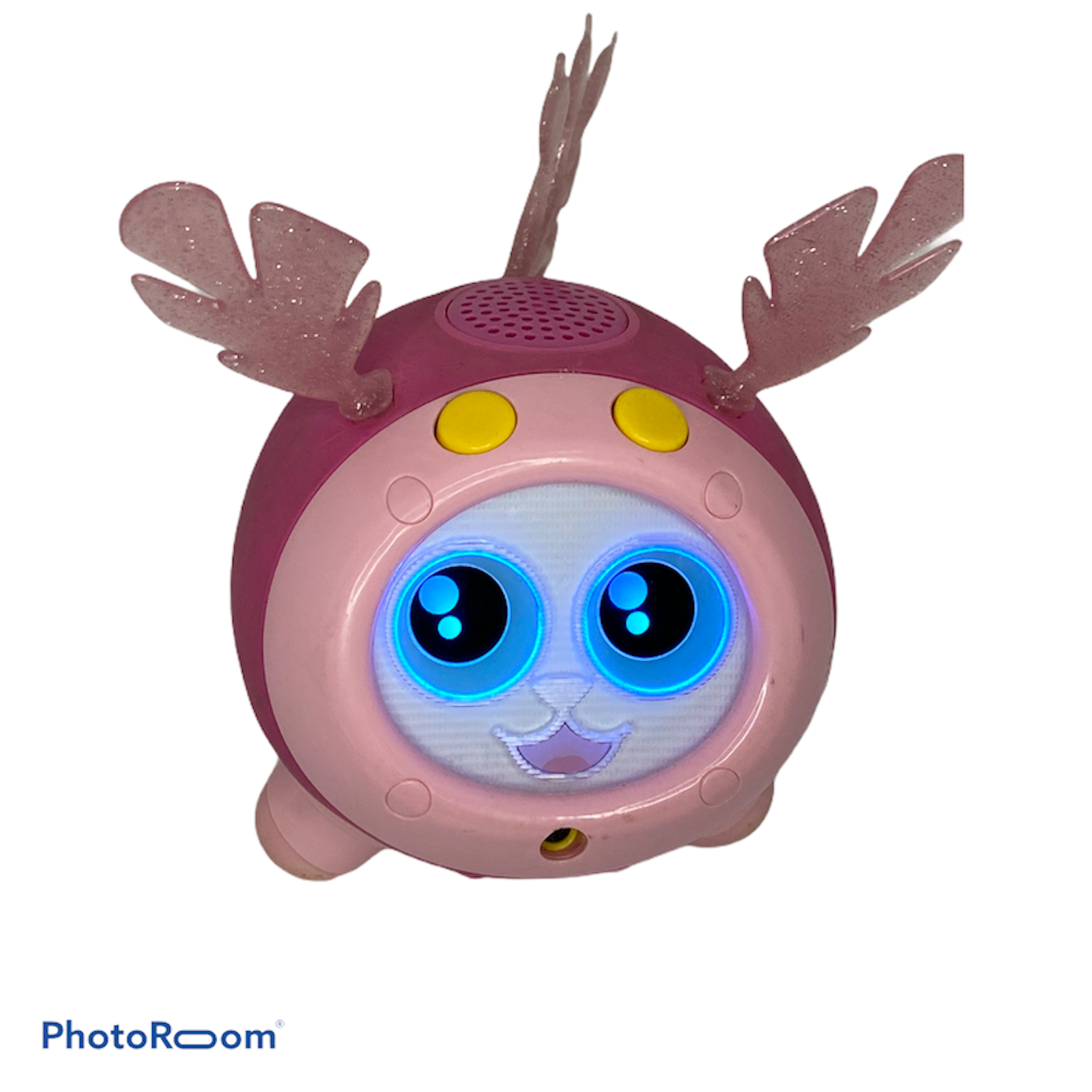 🍊 2012 mattel fijit pink puppy dog interactive toy barks jumps YIPPITS ...