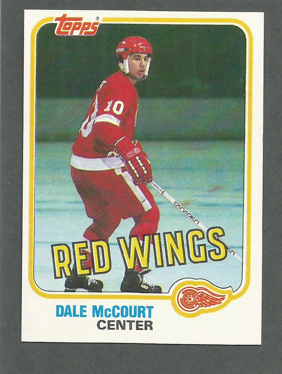 1981-82 Topps Hockey Dale McCourt #21 Detroit Red Wings NM/MT | eBay