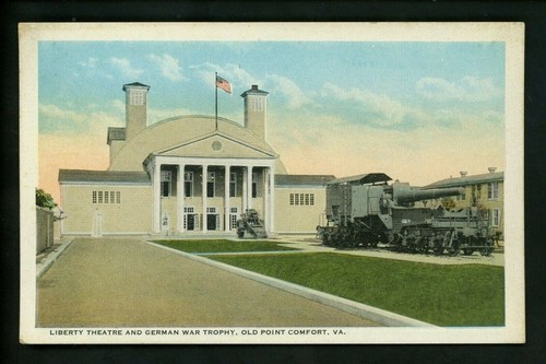 Military postcard WWI Cannon Old Point Comfort, Virginia VA Liberty ...