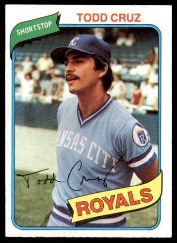 1980 TOPPS TODD CRUZ ROOKIE . KANSAS CITY ROYALS #492 | eBay
