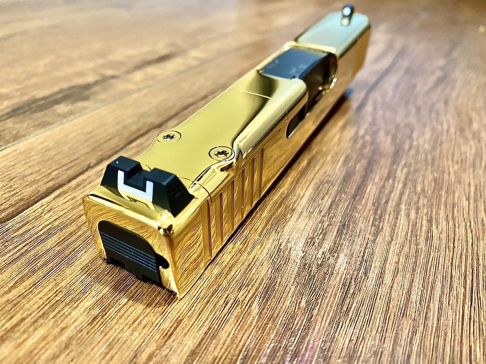 NEW OEM G43x MOS RMR Cut Complete 24k Gold Plated Mirror Polish Slide ...