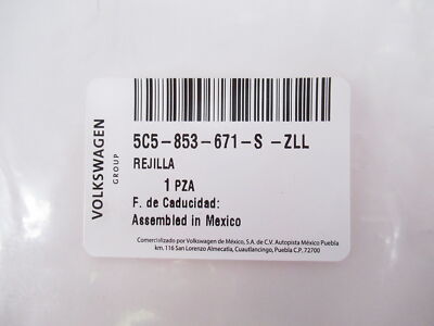 Genuine OEM VW 5C5-853-671-S-ZLL Lower Grille 2017-2019 Beetle | eBay