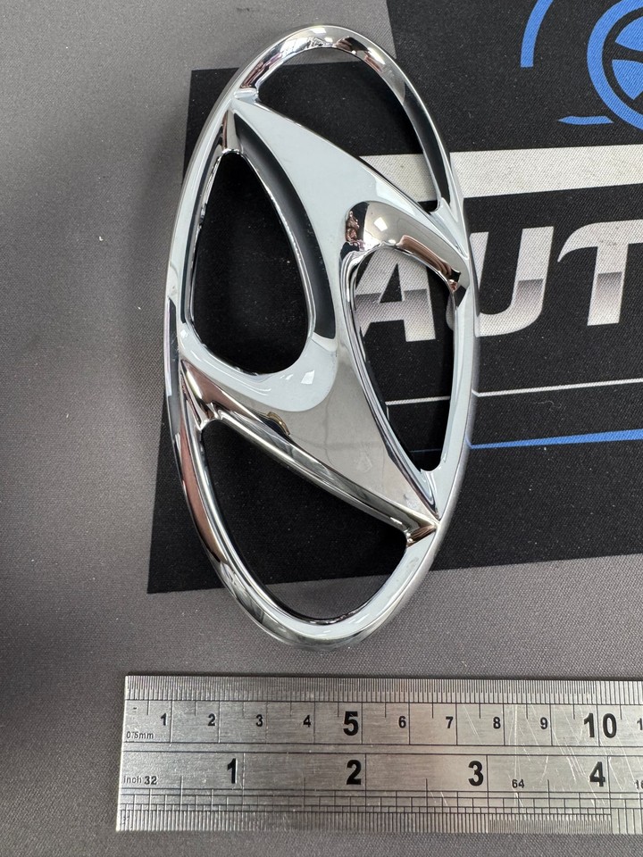 GENUINE HYUNDAI FRONT GRILL BADGE EMBLEM 86300-2B100 I30 SANTE FE IX35 ...
