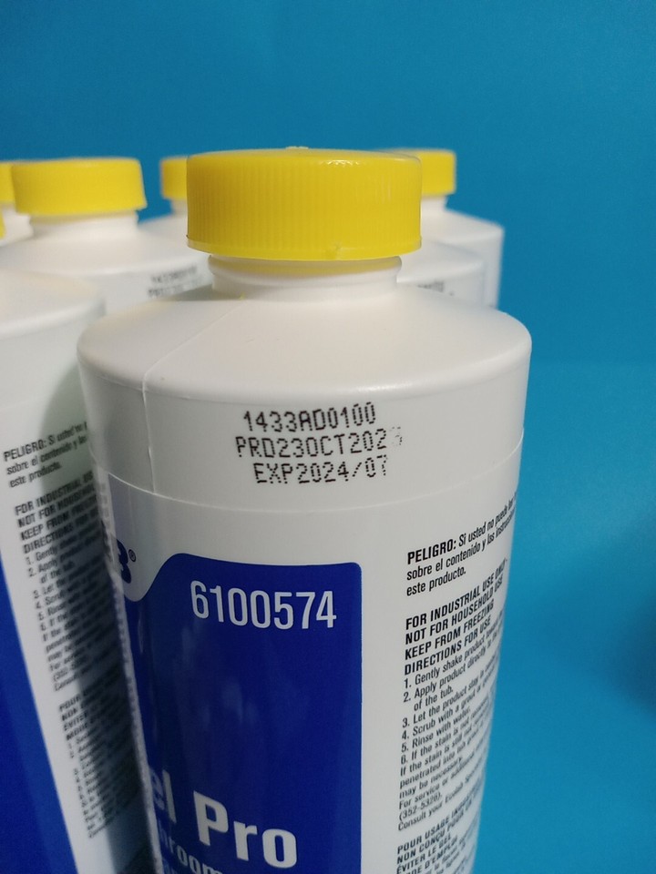 Ecolab Gel Pro Bathroom Cleaner Mildew Stain Remover 16oz Case 12Pk ...