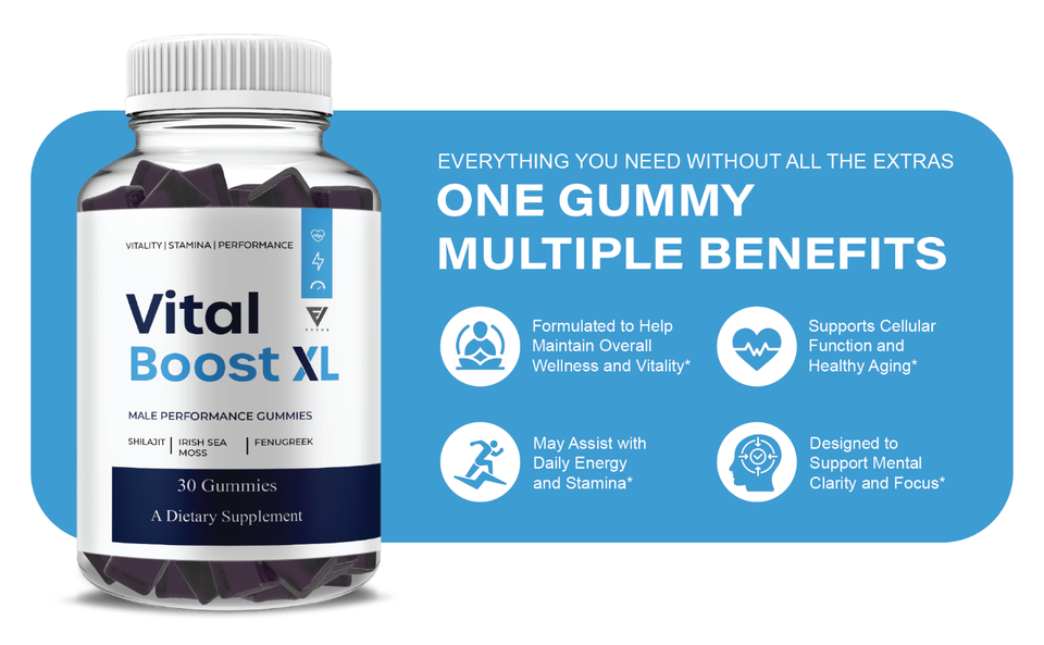 Vital Boost XL Performance Supplement, VitalBoost XL (30 Gummies) | eBay