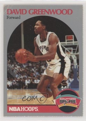1990-91 NBA Hoops San Antonio Spurs Sheet Singles Dave Greenwood David ...