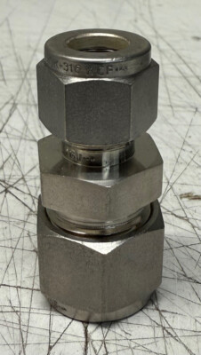 Stainless Swagelok Reducing Union, SS-810-6-6, 1/2" OD X 3/8" OD (Box ...