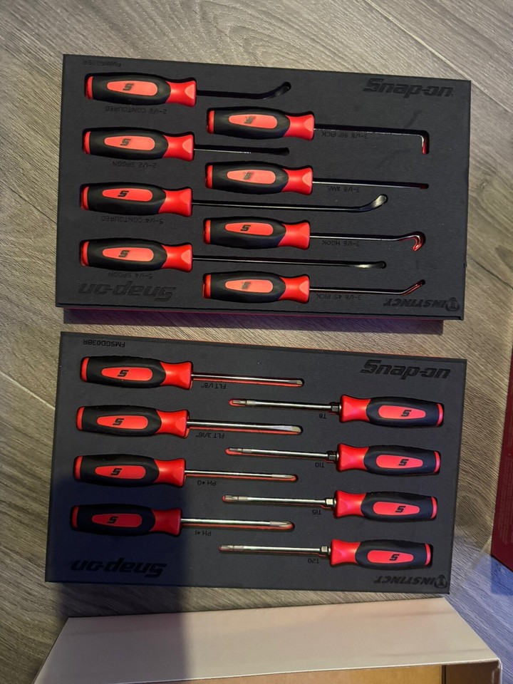 Snap On 16 Pc Mini Combination Set Screwdriver,picks And Seal Remover ...