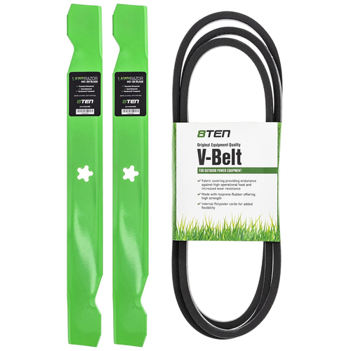 Deck Blade Belt Kit for Husqvarna Poulan LT152 LTH152 LTH2042 TS142 ...