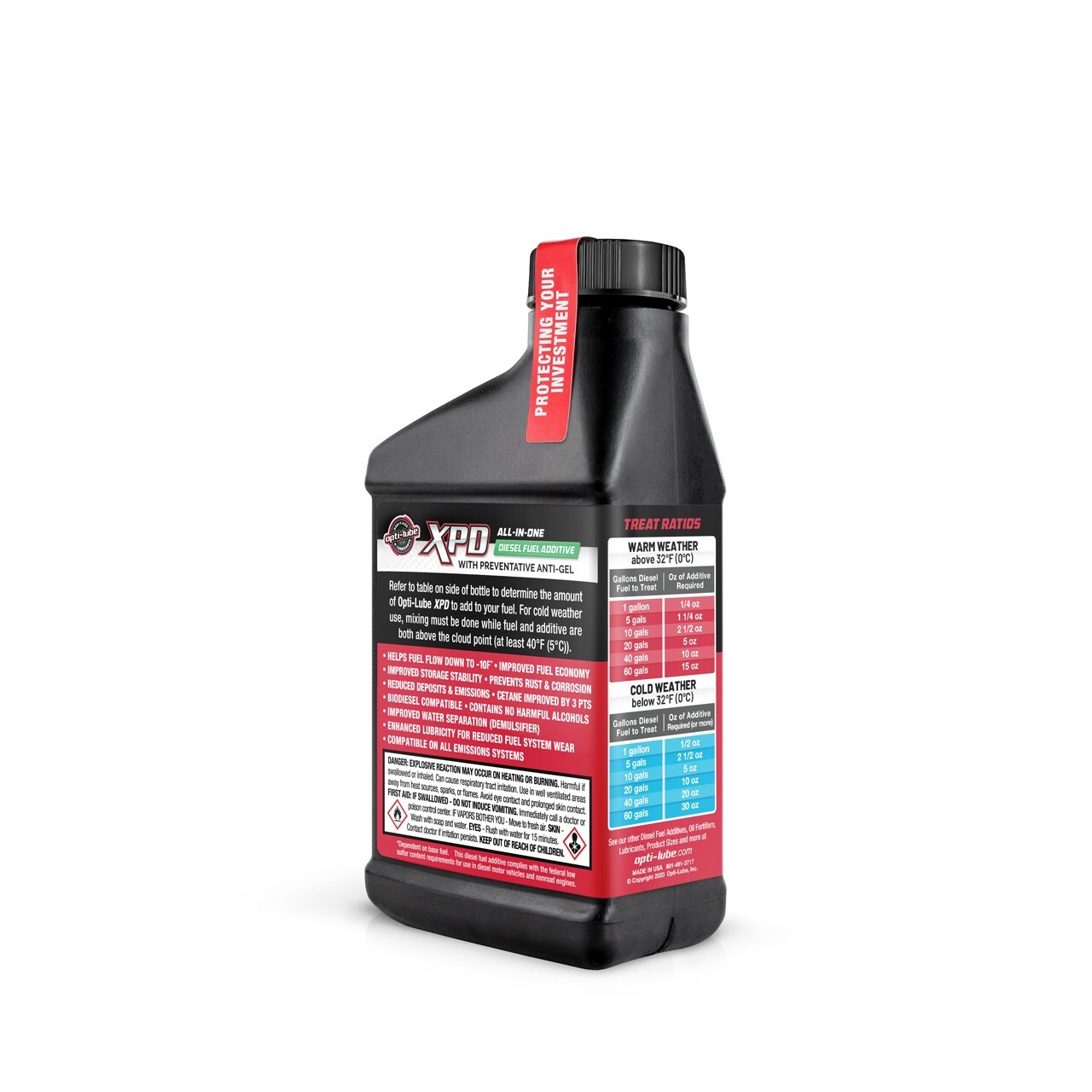 Opti-Lube XPD All-in-ONE Diesel Fuel ADDITIVE: Case of 12 - 8oz Bottles ...