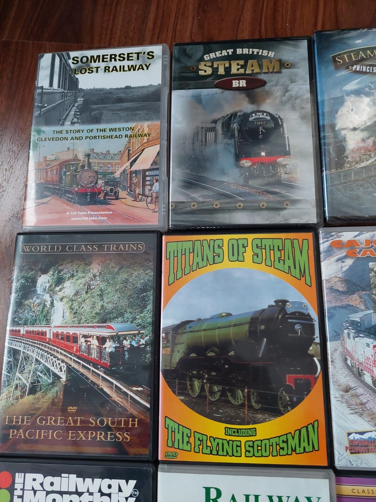 14xSteam Train DVDs Job Lot Bundle VGC - Yesteryear Vintage Collection ...