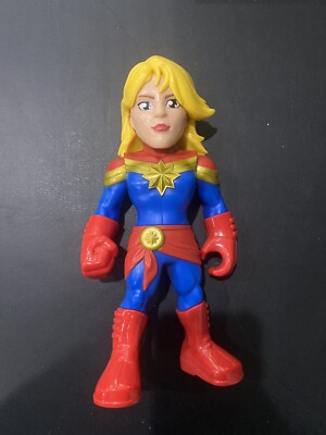 Hasbro Playskool Mega Mighties Super Hero Captain Marvel Action Figure ...