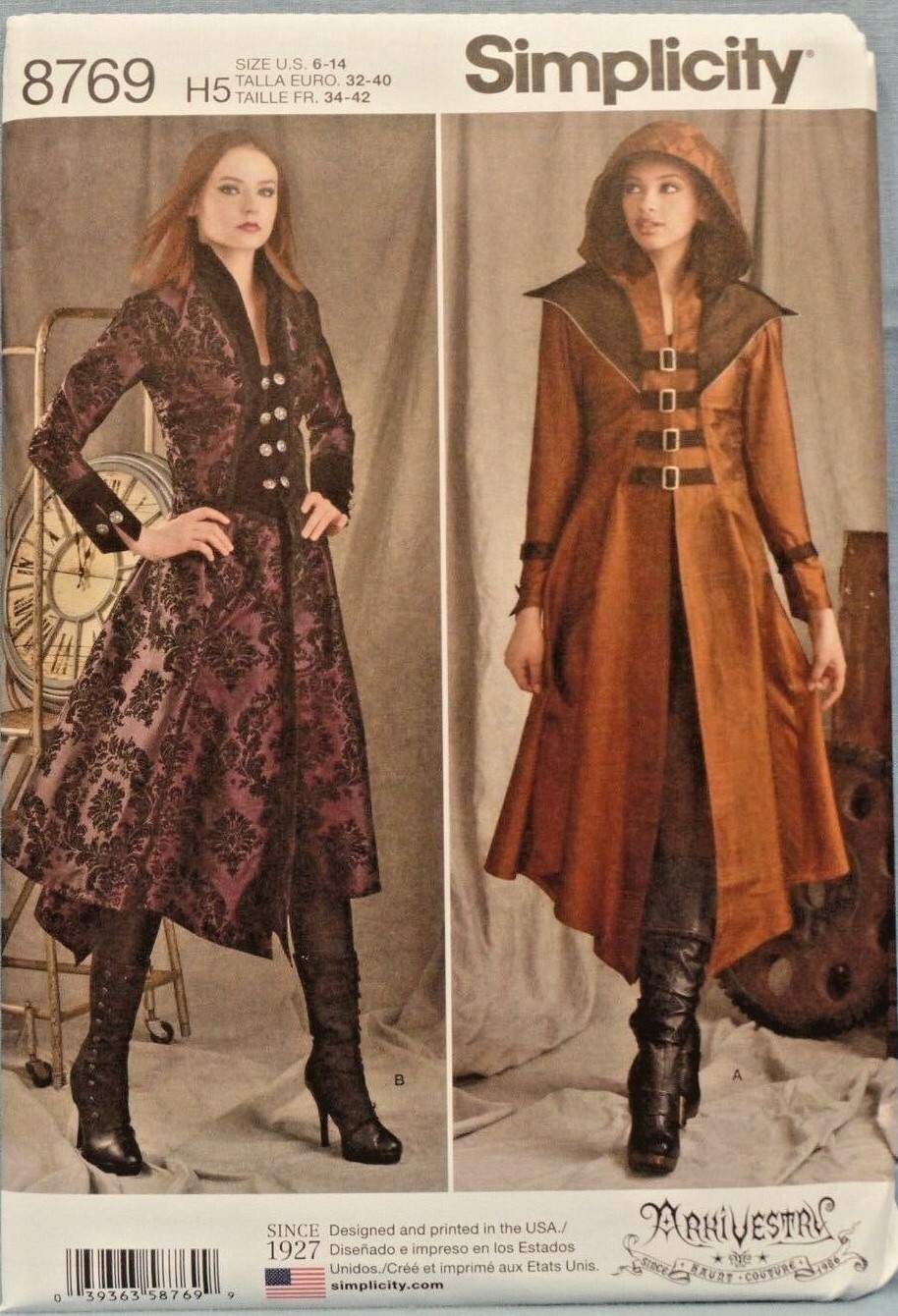 S8769 Simplicity 8769 Sewing Pattern Costume Arkivestry Video Game ...