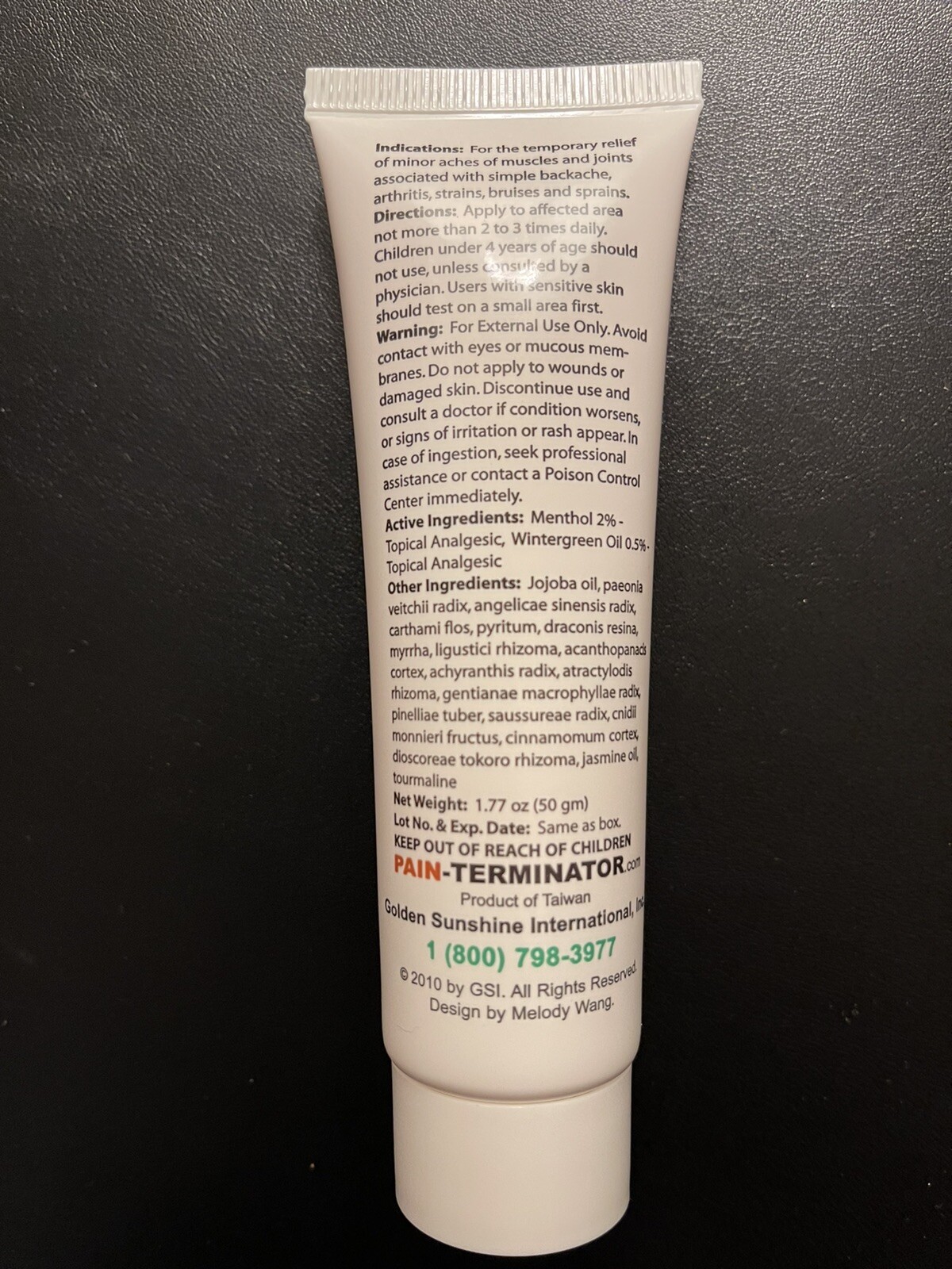 Golden Sunshine Pain Terminator Cream Tube - 1.77 oz for sale online | eBay