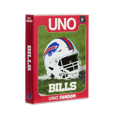 UNO Fandom NFL Buffalo Bills Game Deck Set New in Box 2024 Allen Knox ...