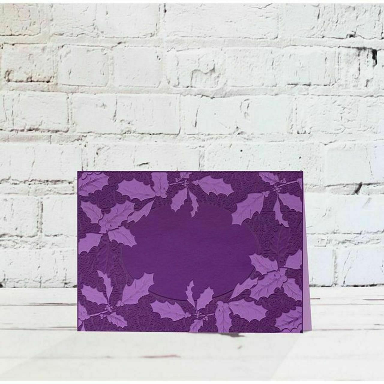 Crafter's Companion 3D Embossing Folder - Decorative Holly New | eBay