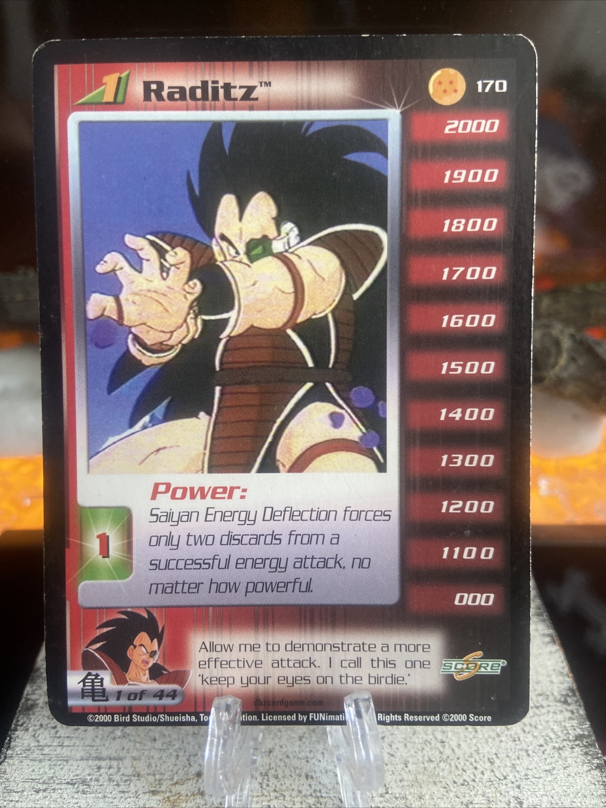 DBZ CCG Saiyan Saga Raditz LV1 #170 Unlimited | eBay