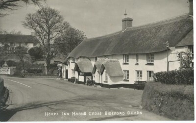 DEVON, BIDEFORD, HOOPS INN AT HORNS CROSS, PLAIN BACK PHOTO POSTCARD ...