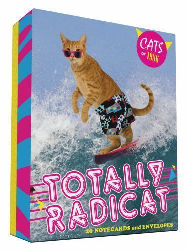 Totally Radicat! 20 Notecards and Envelopes : Cats Of 1986 by Chronicle ...