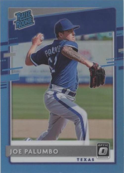 2020 Panini Donruss Optic - Rated Rookies Joe Palumbo #85 Carolina Blue ...