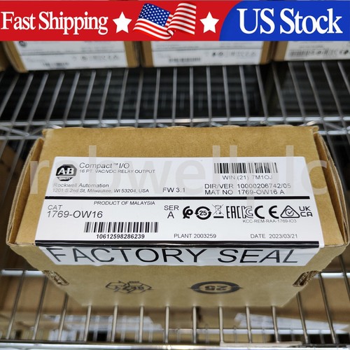 2023 1769-OW16 New Allen-Bradley CompactLogix Relay Output Module AB ...