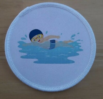 3" Diving Diver Swimmer Swimming Iron or Sew On Patch Badge | eBay