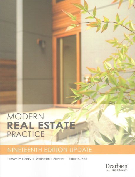 Modern Real Estate Practice, Paperback by Galaty, Fillmore W.; Allaway ...