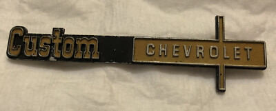 1973/1974 CHEVROLET C10 CUSTOM DASHBOARD EMBLEM | eBay