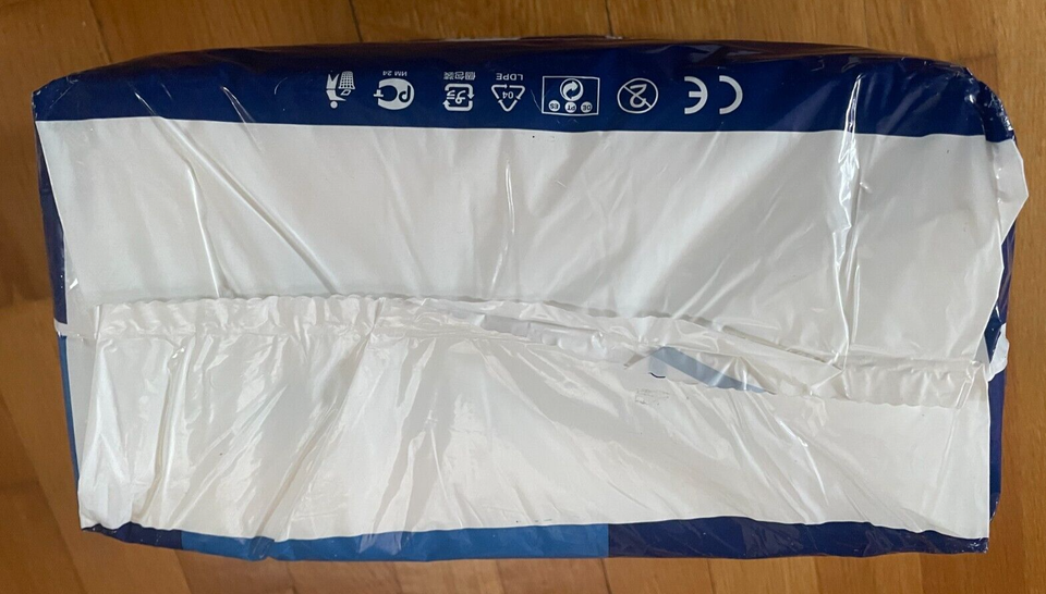 Vintage 00s TENA SLIPAD 15 plastic backed ADULT diapers Medium size No2 ...