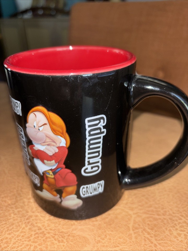 Born Grumpy Dwarf Disney 3D Coffee Cup Mug Seven Dwarfs by Jerry Leigh ...