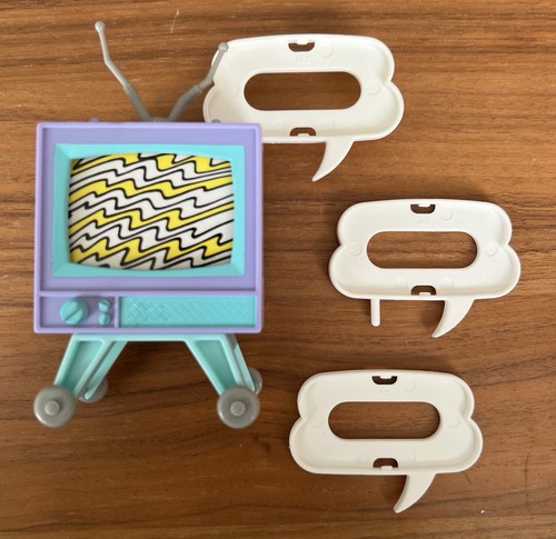 Vintage Simpsons Television Speech Bubble Toy Lot Mattel TV 1990 90s ...