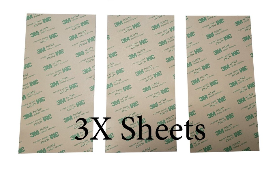 LOWEST PRICES 3M 467 MP THIN+STRONG DOUBLE SIDED ADHESIVE 1-15 8X4 ...