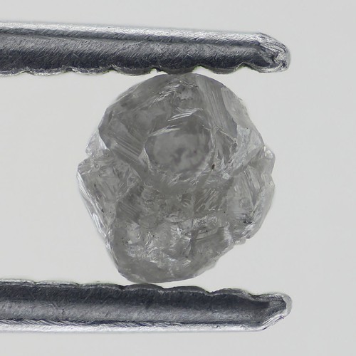 Gorgeous Silver Grey Fancy Rough 0.51 Carat Loose Natural Raw Uncut ...