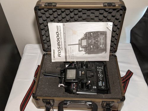 Airtronics RDS 8000 R/C Plane Remote Control Transmitter + Case ...